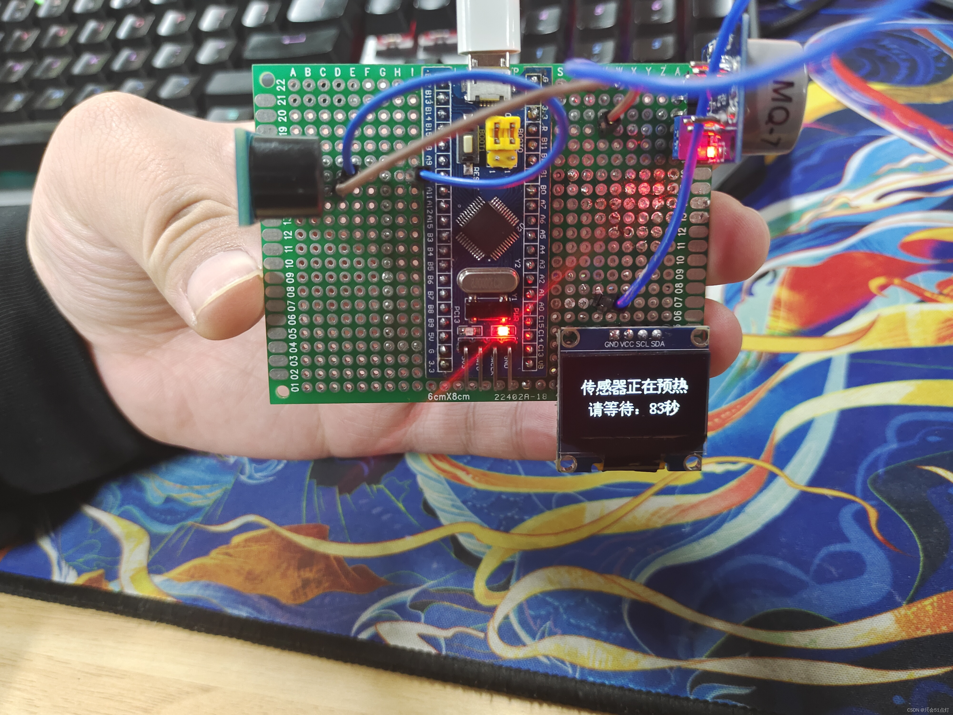 STM32+MQ7+OLED实现一氧化碳烟雾报警_stm32 mq7-CSDN博客