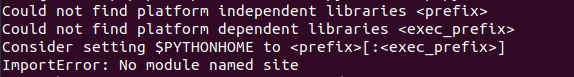 python:Could not find platform independent libraries ＜prefix＞解决方法_could not find platform ...