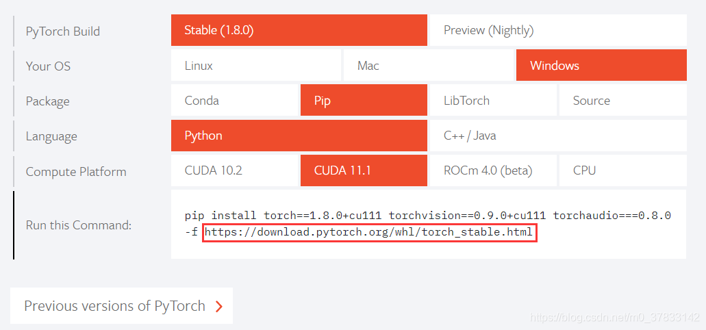 Windows快速安装Torch1.8.1+torchvision0.9最新教程_安装 torch torchvision windows-CSDN博客
