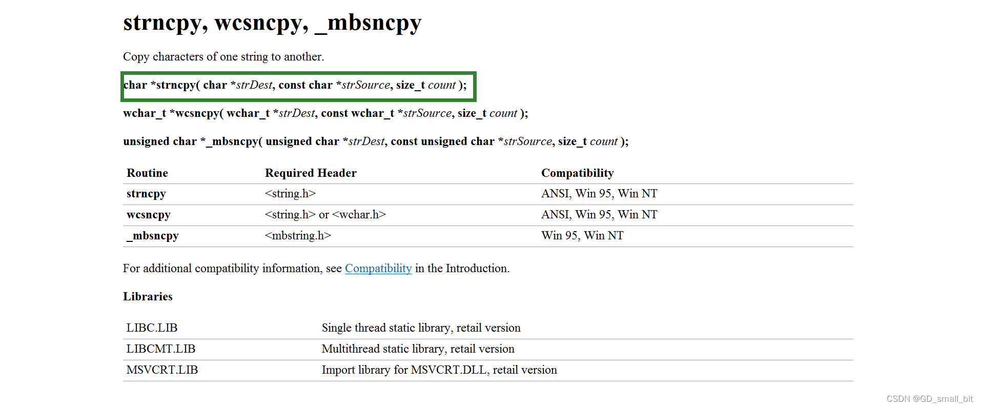 strncpy、strncat、strncmp函数的使用说明和模拟实现_strncpy函数用法例子-CSDN博客