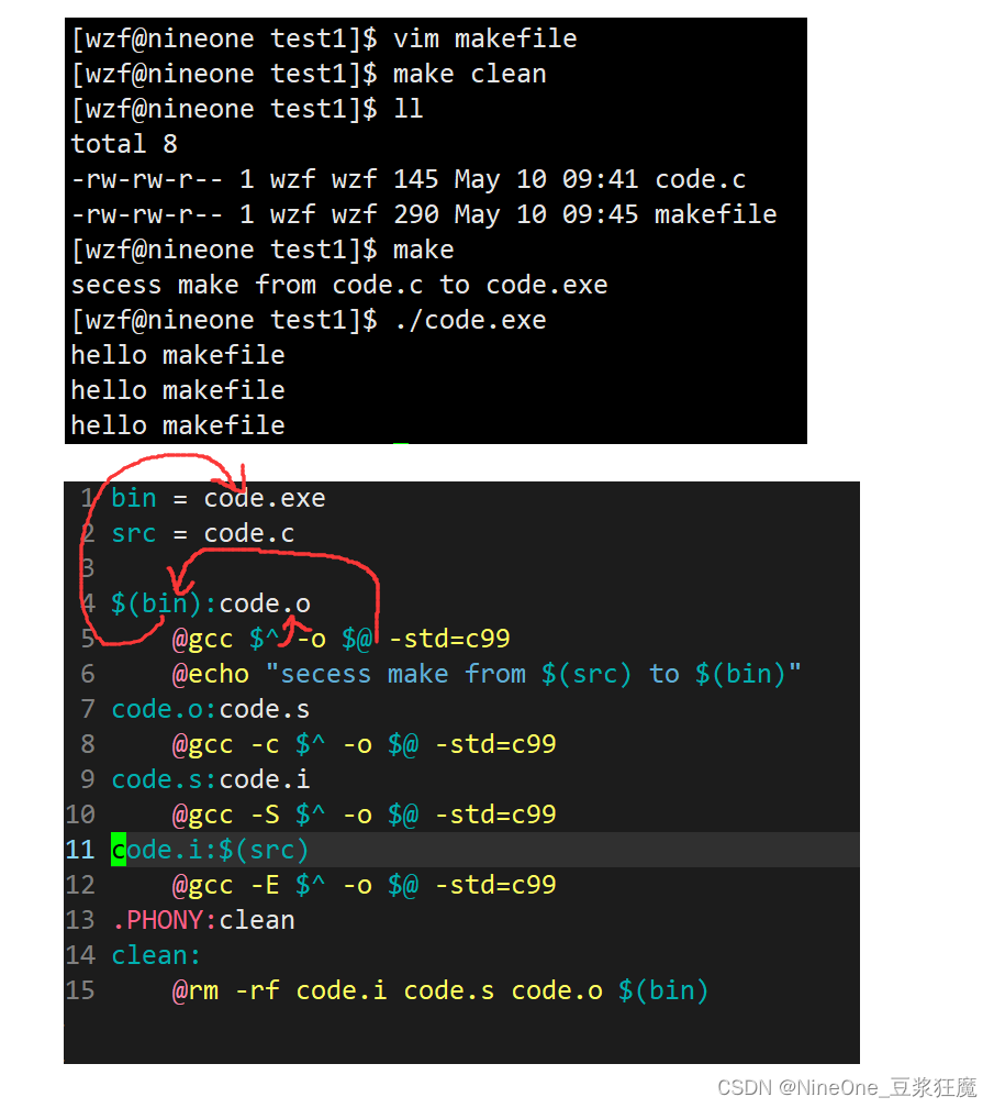 Linux makefile&&进度条_makefile &&-CSDN博客
