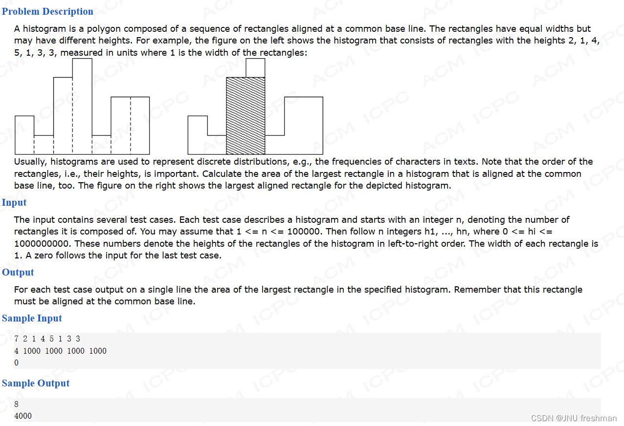 Largest Rectangle in a Histogram（dp）-CSDN博客