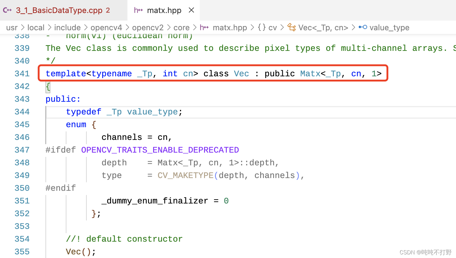 学习Opencv（蝴蝶书/C++）——3. OpenCV的数据类型_opencv类型-CSDN博客