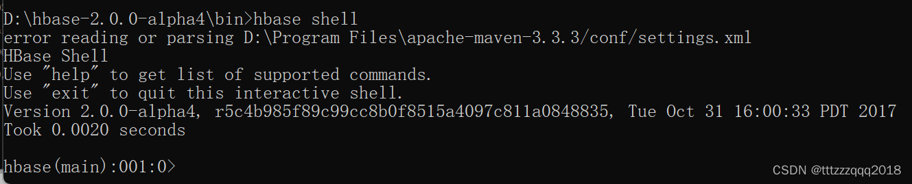 【Hbase】Windows下安装HBase（图文记录详细步骤、常见错误解答FAQ（Frequently Asked Questions））_hbase windows安装-CSDN博客
