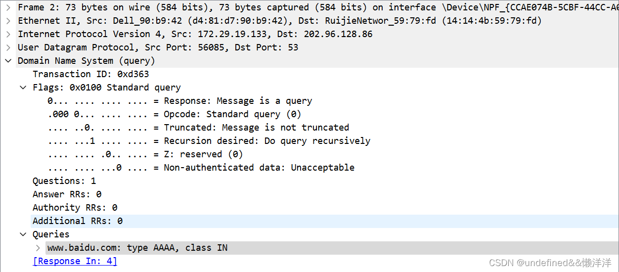 【计算机网络】实验九WEB 页面请求全历程协议及数据包解析-CSDN博客