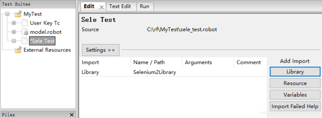 robot framework笔记（Selenium2Library）_selenium2library rf找不到这个依赖包-CSDN博客