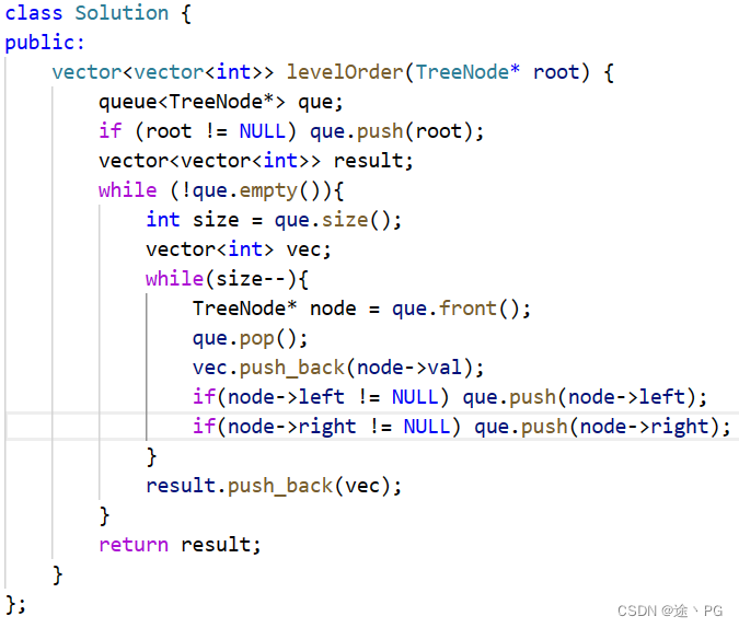 代码随想录day18（1）二叉树：二叉树的层序遍历（leetcode102）-CSDN博客