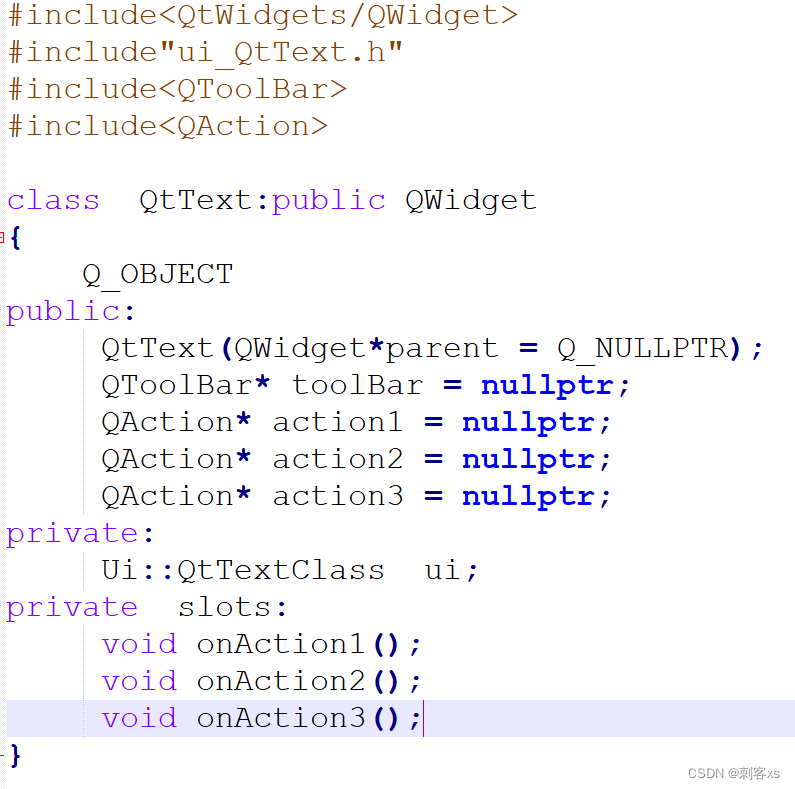 QT中的QToolBar 与 QAction的基本应用方法_qt qtoolbar qaction-CSDN博客