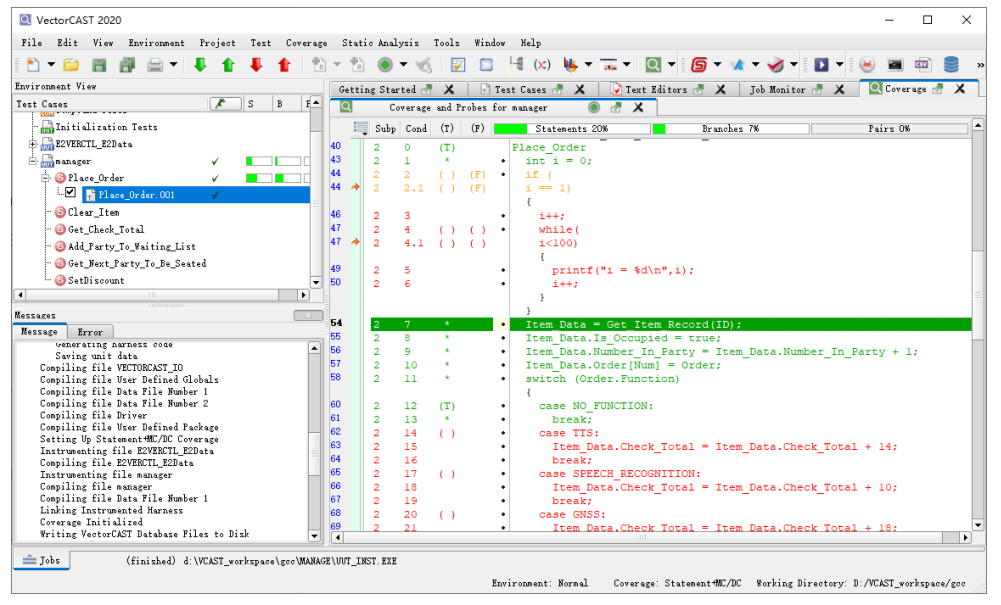 VectorCAST对外部函数打桩和查看覆盖率-CSDN博客