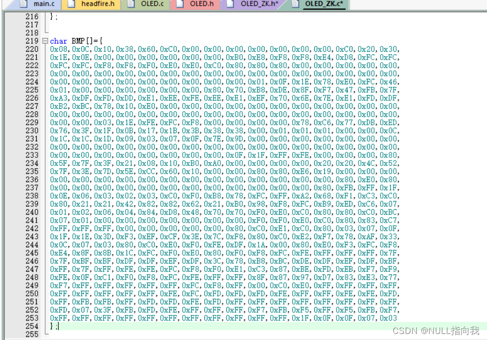 Stm32 F103c8t6学习笔记9:096寸单色oled显示屏—自由取模显示—显示汉字与图片stm32f103c8t6 Oled显示