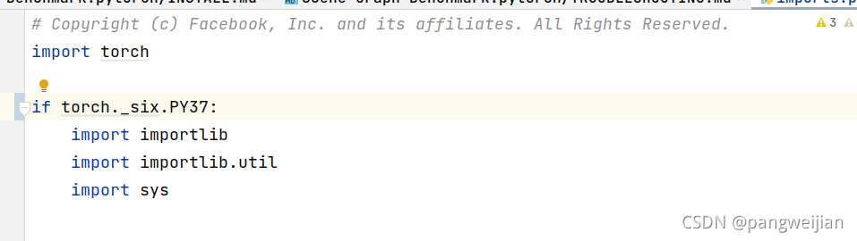 if torch._six.PY3:AttributeError: module ‘torch._six‘ has no attribute ‘PY3‘_module 'six' has no ...