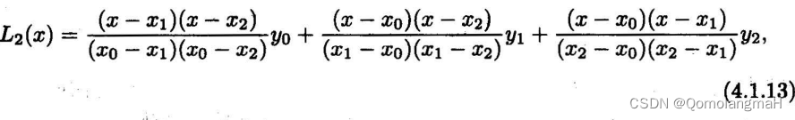 【数值计算方法】曲线拟合与插值：Lagrange插值、Newton插值及其python/C实现_拉格朗日拟合曲线-CSDN博客