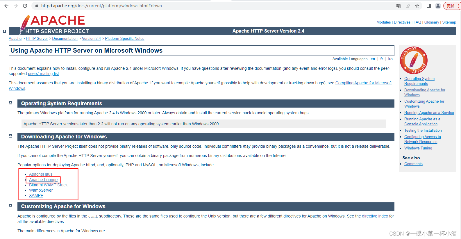 Apache2 Windows安装与HTTP Server Digest 认证_apache digest认证 windwos-CSDN博客
