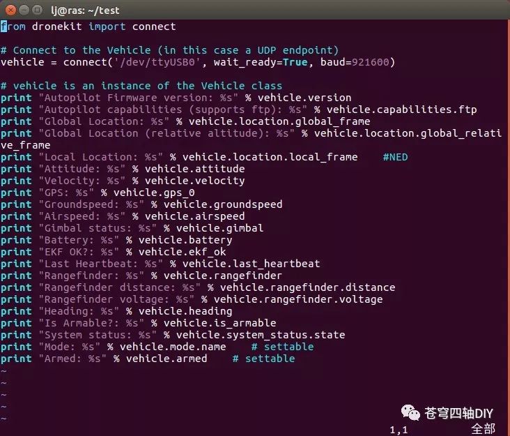 Pixhawk无人机扩展教程(3)---树莓派安装Dronekit及读取飞控数据_树莓派 python dronekit-CSDN博客