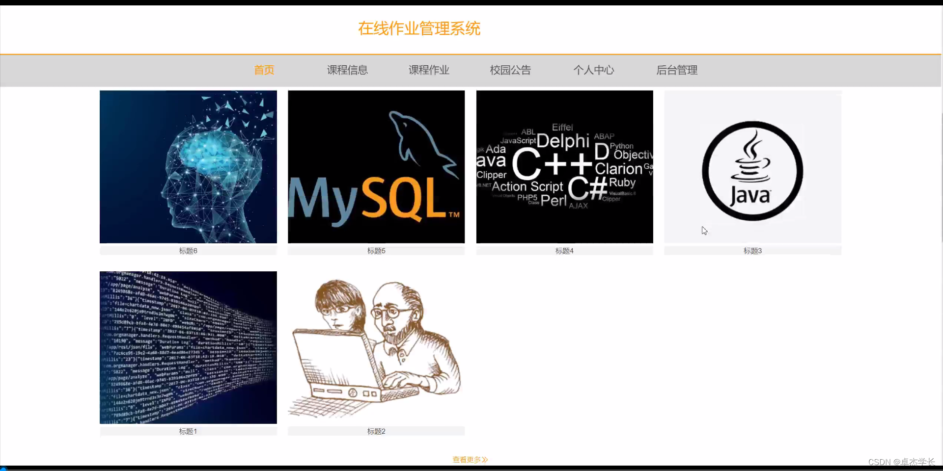 在线作业管理系统 Csdn博客 