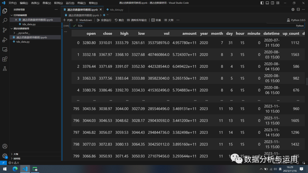 综合交易模型-----通达信函数使用教程，提供源代码_pytdx 教程-CSDN博客