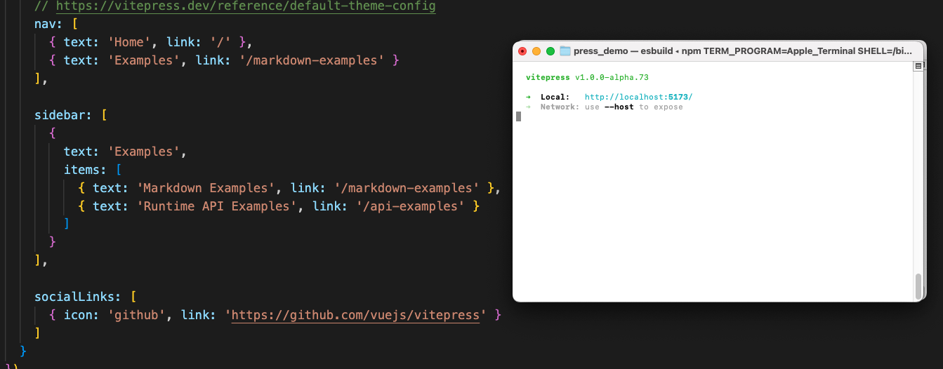 使用vitepress快速搭建个人网站或官方文档网站-CSDN博客