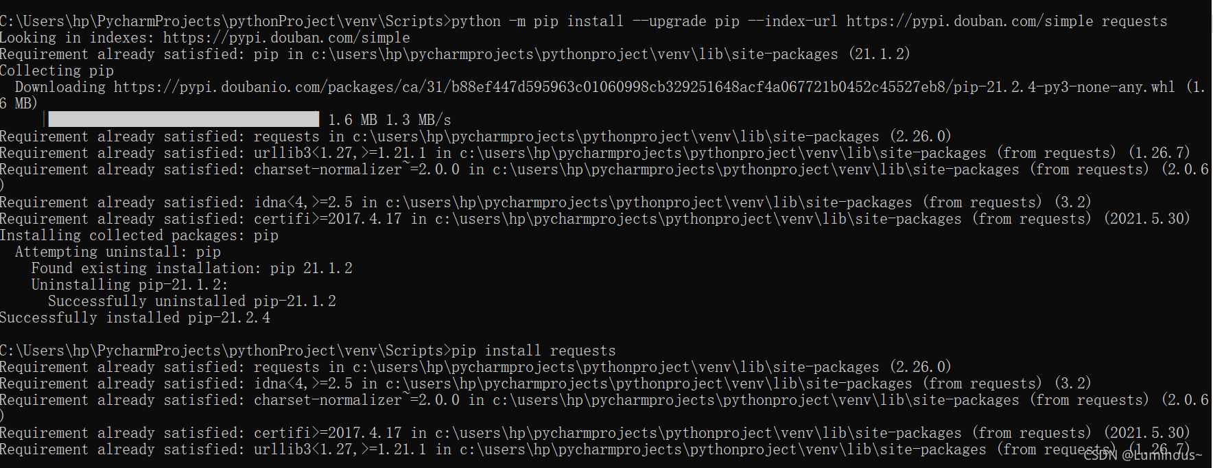 在Pycharm中导入requests模块_pycharm导入项目的reque-CSDN博客