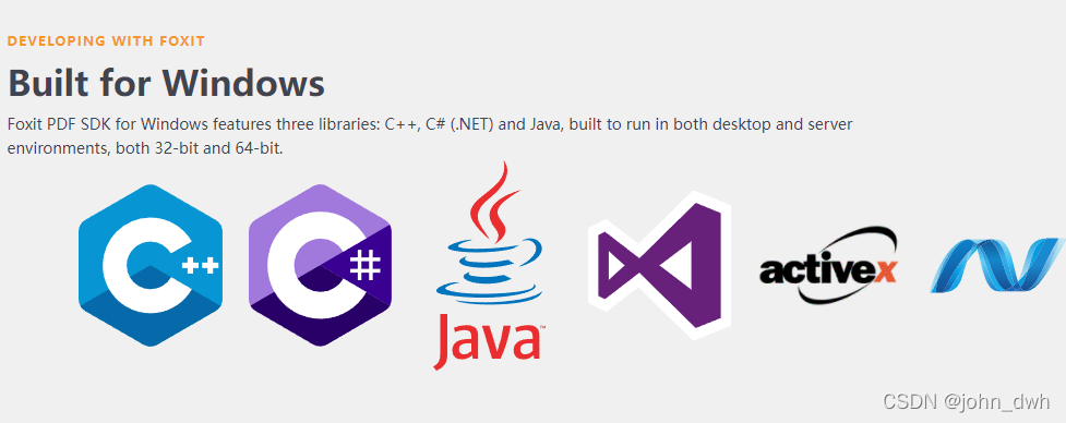 Foxit PDF SDK 8.2.0 for C | C++ |.NET_sdk for c-CSDN博客
