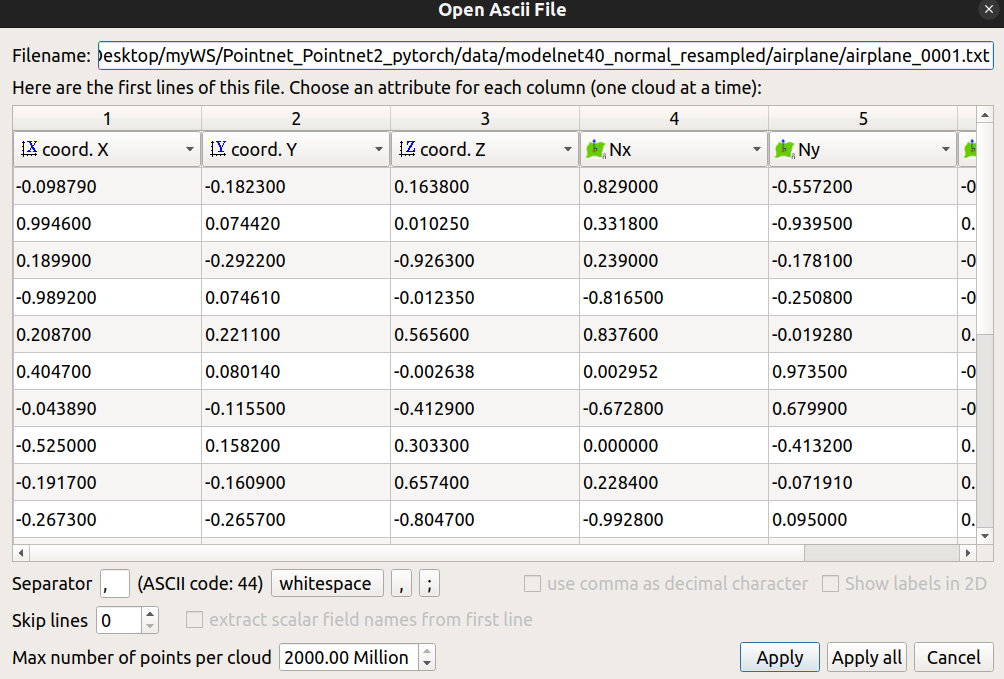 Pointnet++分类和分割数据集准备和实验复现_modelnet40-CSDN博客