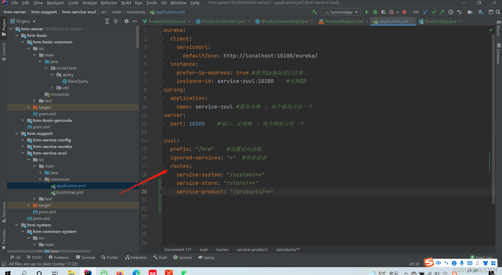 报错：com.netflix.zuul. exception.ZuuLException Create breakpoint: Forwardinq error_create ...