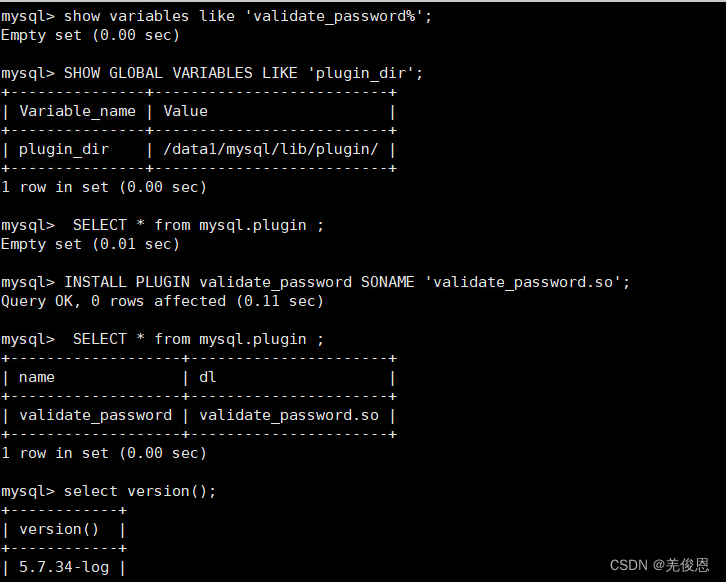 Mysql安全之基础合规配置_mysql口令最小长度为8位,并由数字、大写字母、小写字母、特殊字符组合而成;-CSDN博客