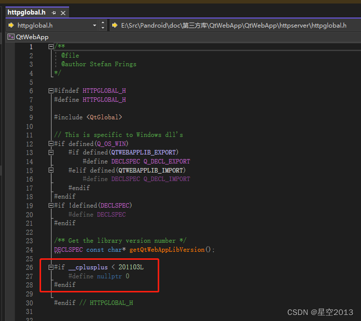 解决Qt引入QtWebApp的模块后报错error C2440: “=”: 无法从“_Ty”转换为“T”问题_qt error c2440: “=”: 无法从“basesingleton