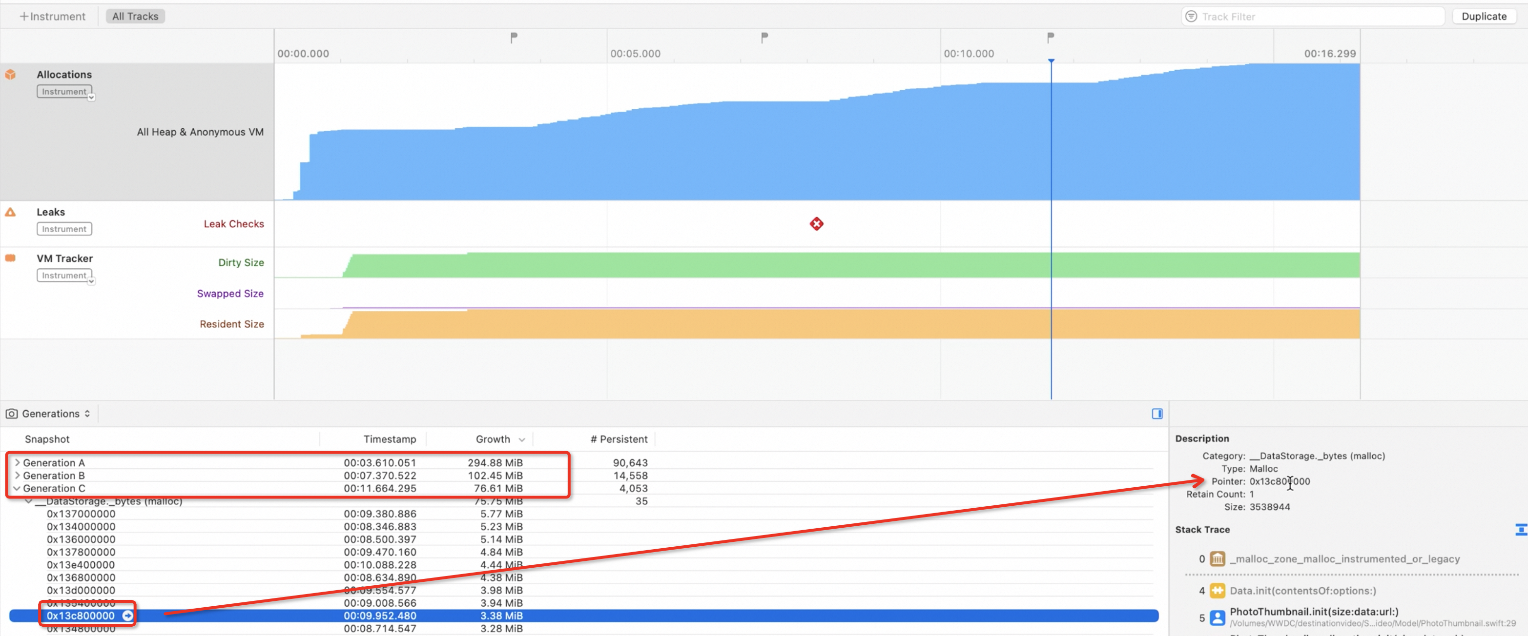 heap memory with Xcode_xcode 内存分析-CSDN博客