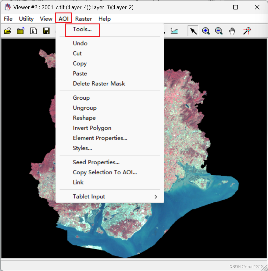 【ERDAS模型】基于DEM、Slope和AOI的监督分类后处理_erdas怎么打开gmd模型-CSDN博客
