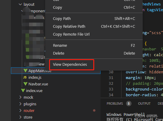 Vscode 查看某个组件的引用和依赖关系vscode哟哟 Gitcode 开源社区 
