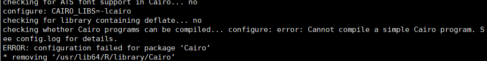 R包Cairo安装_configuration failed for package cairo-CSDN博客