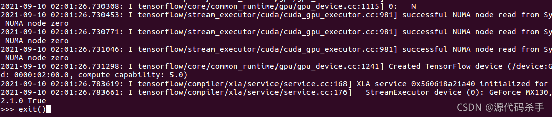 完美解决TensorFlow-gpu报错问题Could not load dynamic library ‘libnvinfer.so.6’ and ‘libcudart.so.11.0 ...