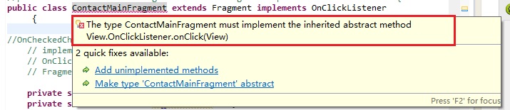 android-xxxx must implement the inherited abstract method报错_移动开发_angen3675-华为开发者空间