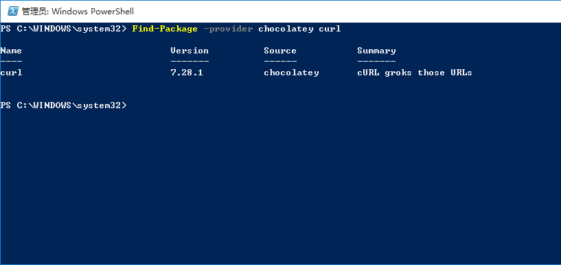 Windows里的apt Get Oneget Csdn博客