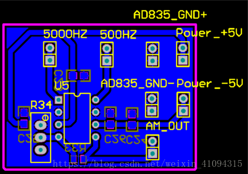 信号硬件入门--振幅调制信号发生器（正弦波发生器方案、AM调制方案）--Third DXP实际做板及调试_dxp中的电阻图片-CSDN博客