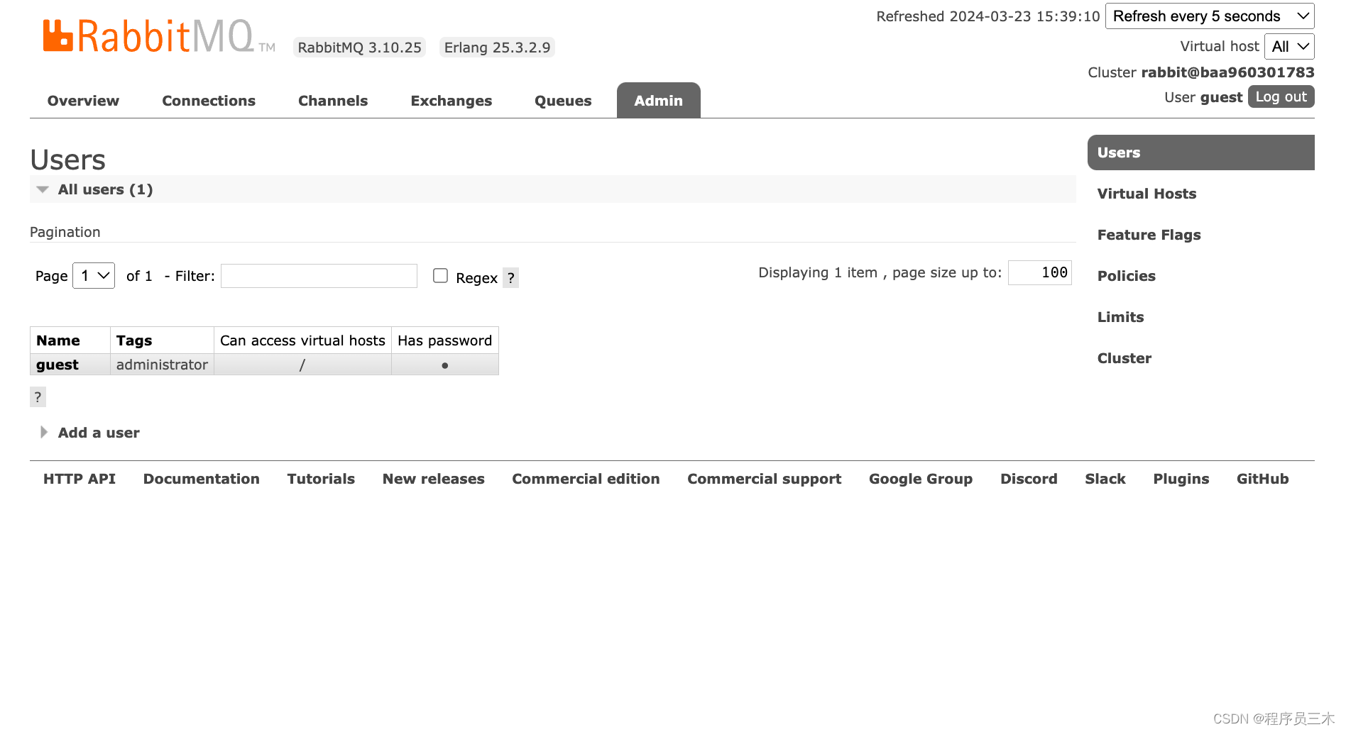 rabbitmq 3.9.29 docker mac 管理员页面无法打开_rabbitmq网页打不开-CSDN博客