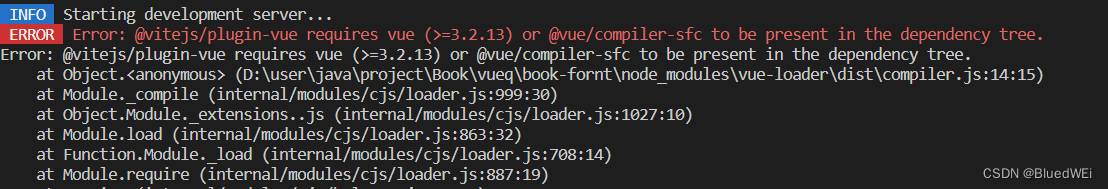 windows解决VUE报错：npm ERR! code ELIFECYCLE_error code elifecycle-CSDN博客