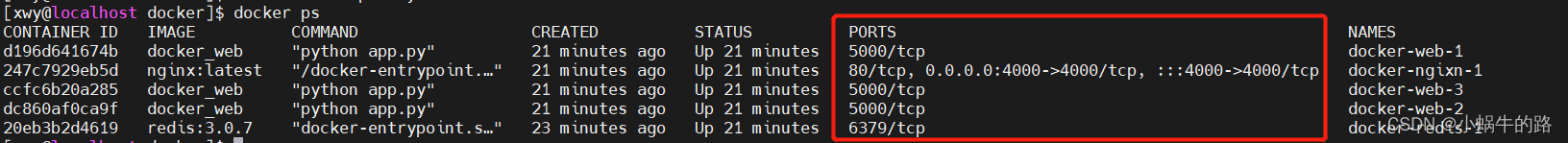 Docker Compose 实现多服务、nginx负载均衡、 Scale参数解决端口冲突问题 Docker Compose 工作负载scale Csdn博客