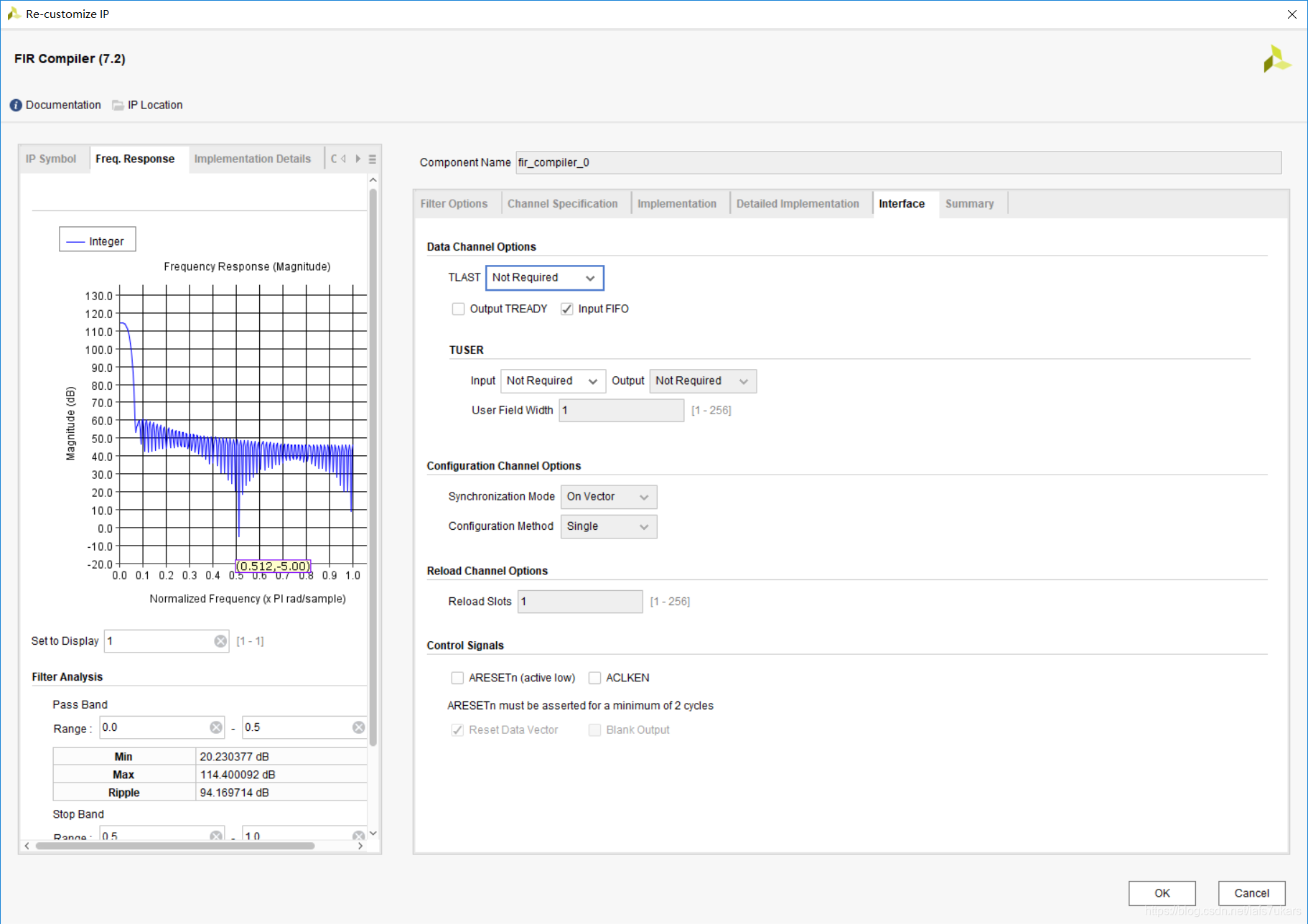 Vivado2018.2联合Matlab的FIR滤波器设计与仿真_coefficient structure inferred-CSDN博客