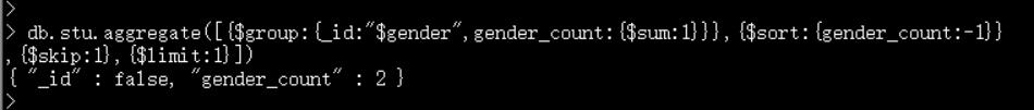 【MongoDB】聚合、管道（$group、$match、$project、$sort、$limit、$skip）、表达式（$sum、$avg、$min、$man、$push）_2、练习聚合 ...