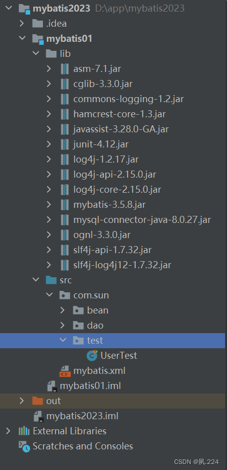 Mybatis入门增删改查和模糊查询-CSDN博客