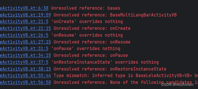 【Android】记录一次类可以被引用到但是编译时报错Unresolved reference的坑_unresolved reference: android-CSDN博客