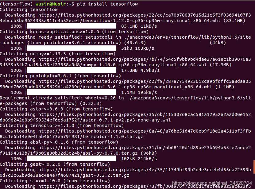 Ubuntu18.04安装Ananconda与TensorFlow（一）_ananconda ubuntu配置-CSDN博客