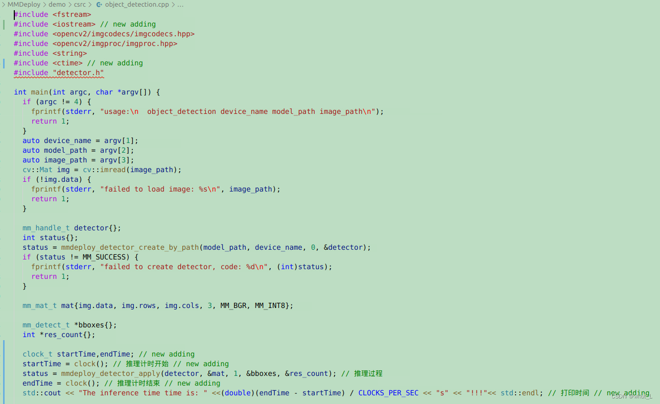 记录--MMDeploy安装、python API测试及C++推理_mmdeploy c++-CSDN博客