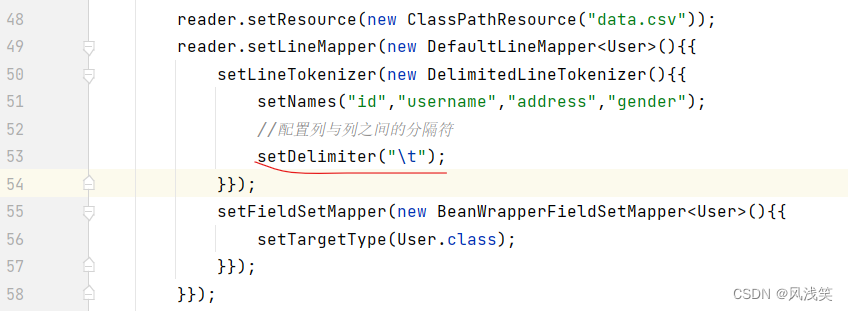 SpringBoot整合SpringBatch报错：org.springframework.batch.item.file.FlatFileParseException-CSDN博客