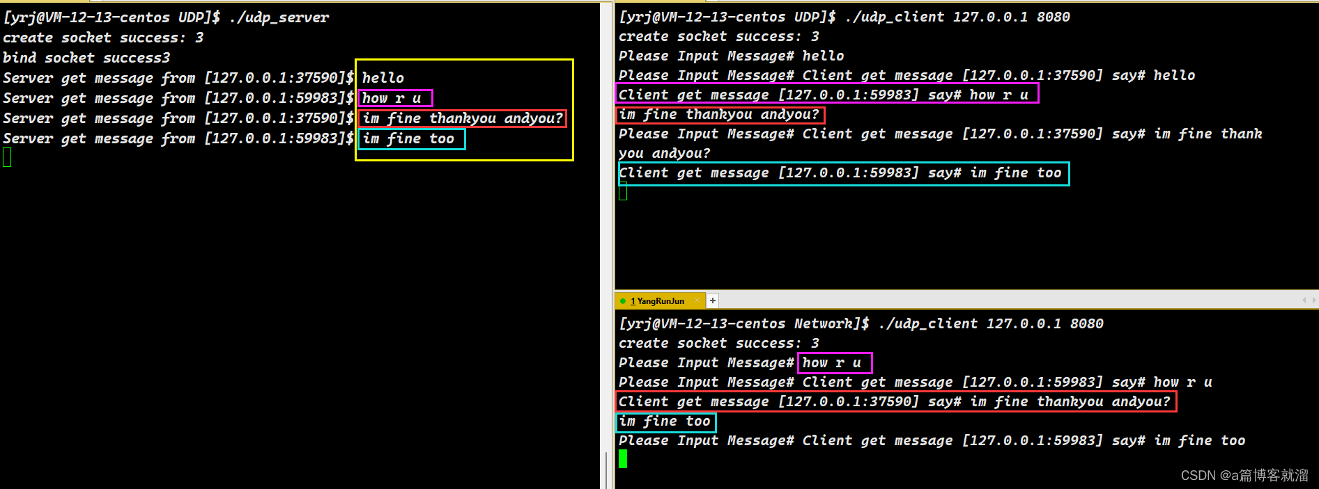＜网络＞ 网络Socket 编程基于UDP协议模拟简易网络通信_socket udp编程-CSDN博客