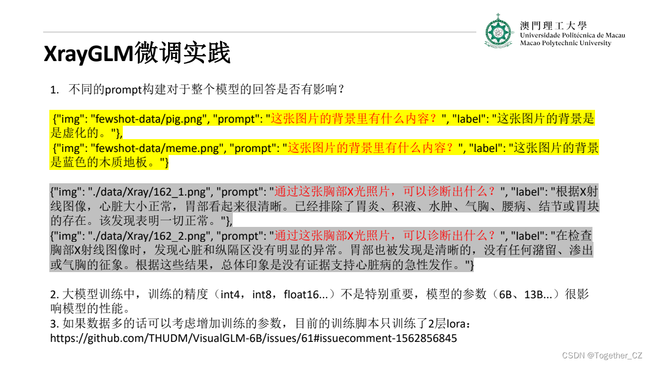 《XrayGLM：基于VisualGLM-6B微调训练对X光胸片进行医学诊断》学习分享与本地项目微调部署实践-CSDN博客