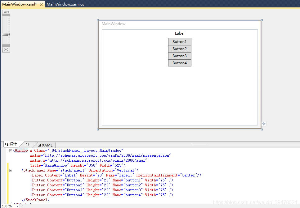WPF学习笔记——4）使用StackPanel面板进行简单布局_wpf stackpanel 圆角-CSDN博客