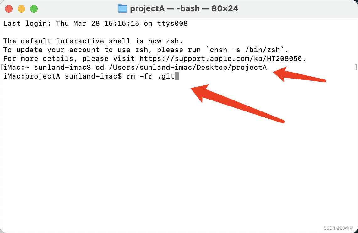 Xcode删除原本的Git，再添加新的git_xcode 删除git-CSDN博客