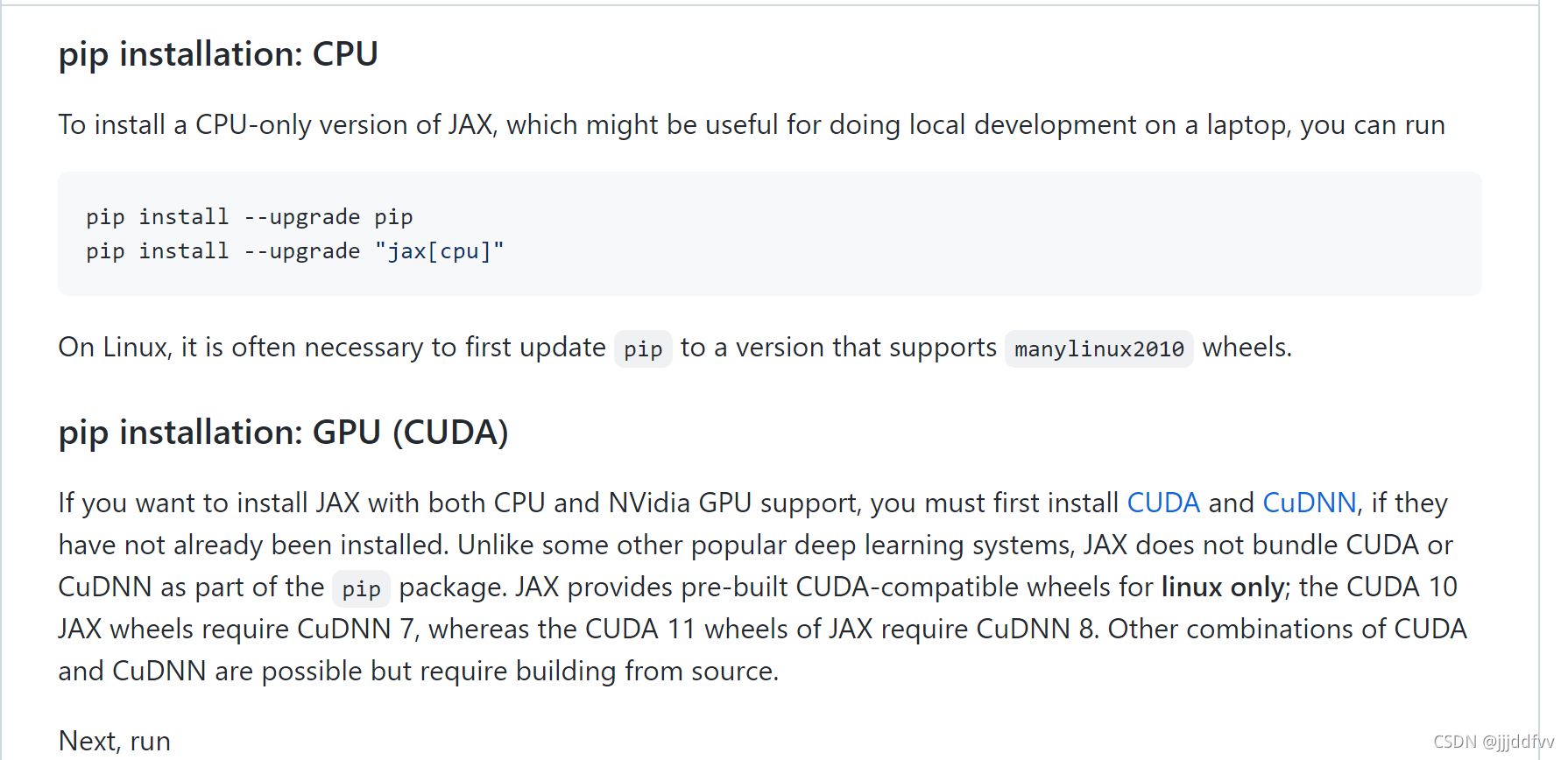 关于jax，tensorflow的安装详细教程_jax 强制cpu-CSDN博客
